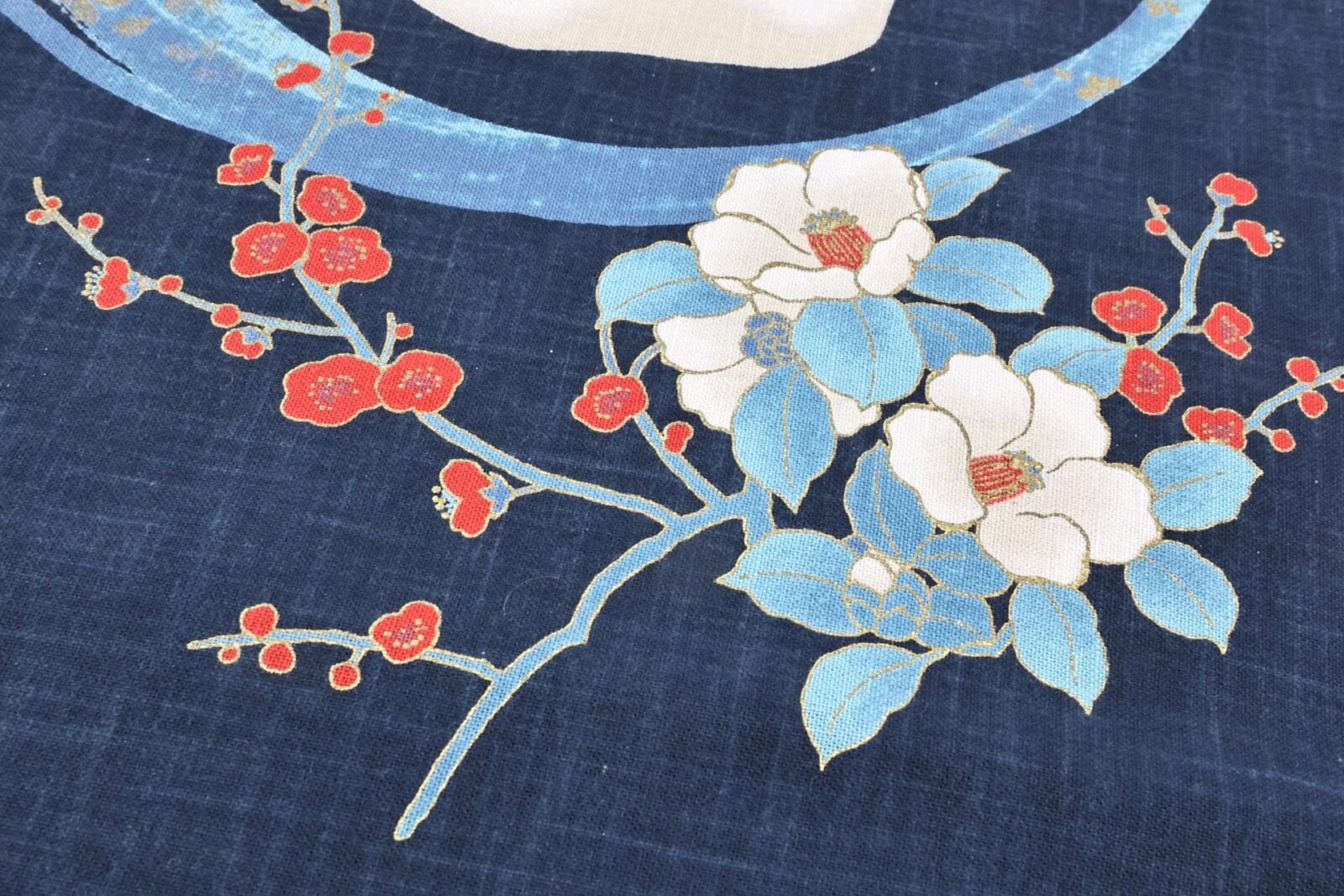 Hand-printed Japanese fabric panel – Uma horse - DIY District