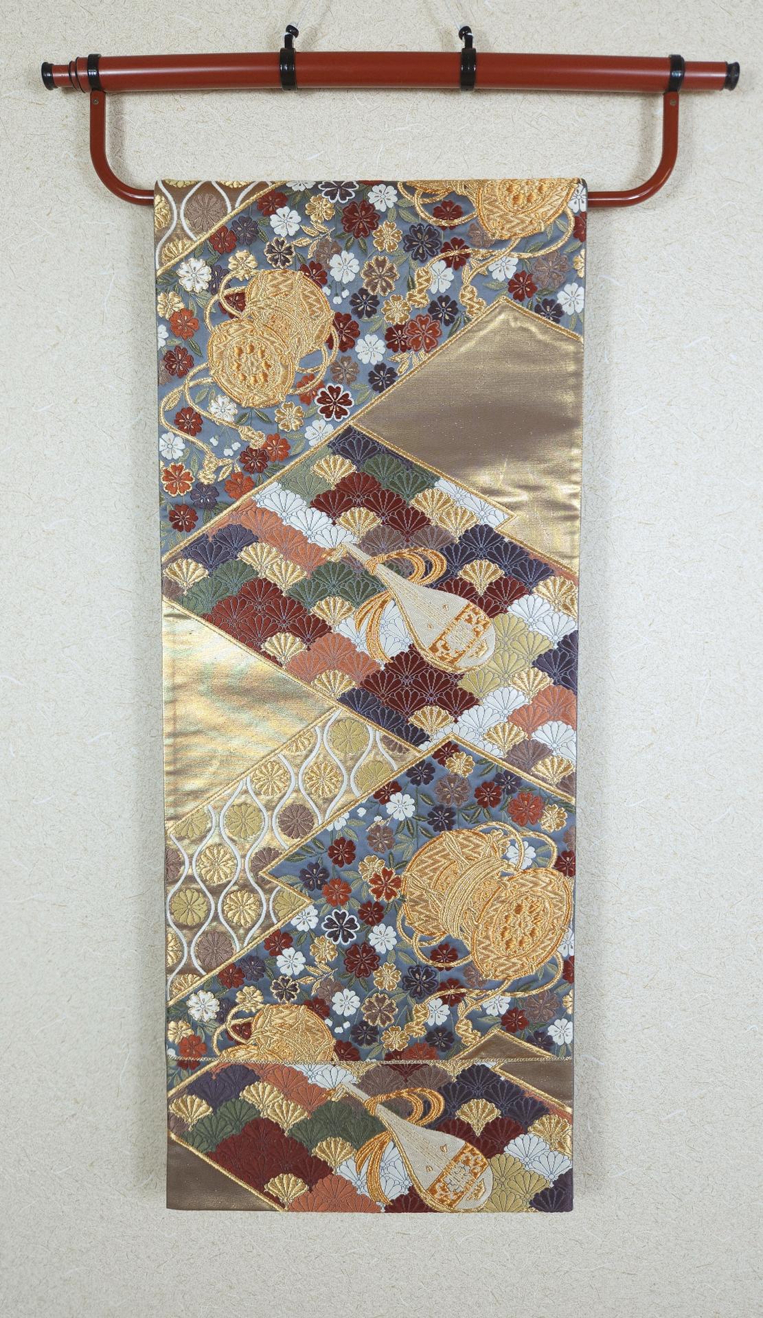 Golden Japanese Instruments Fukuro Obi - DIY District