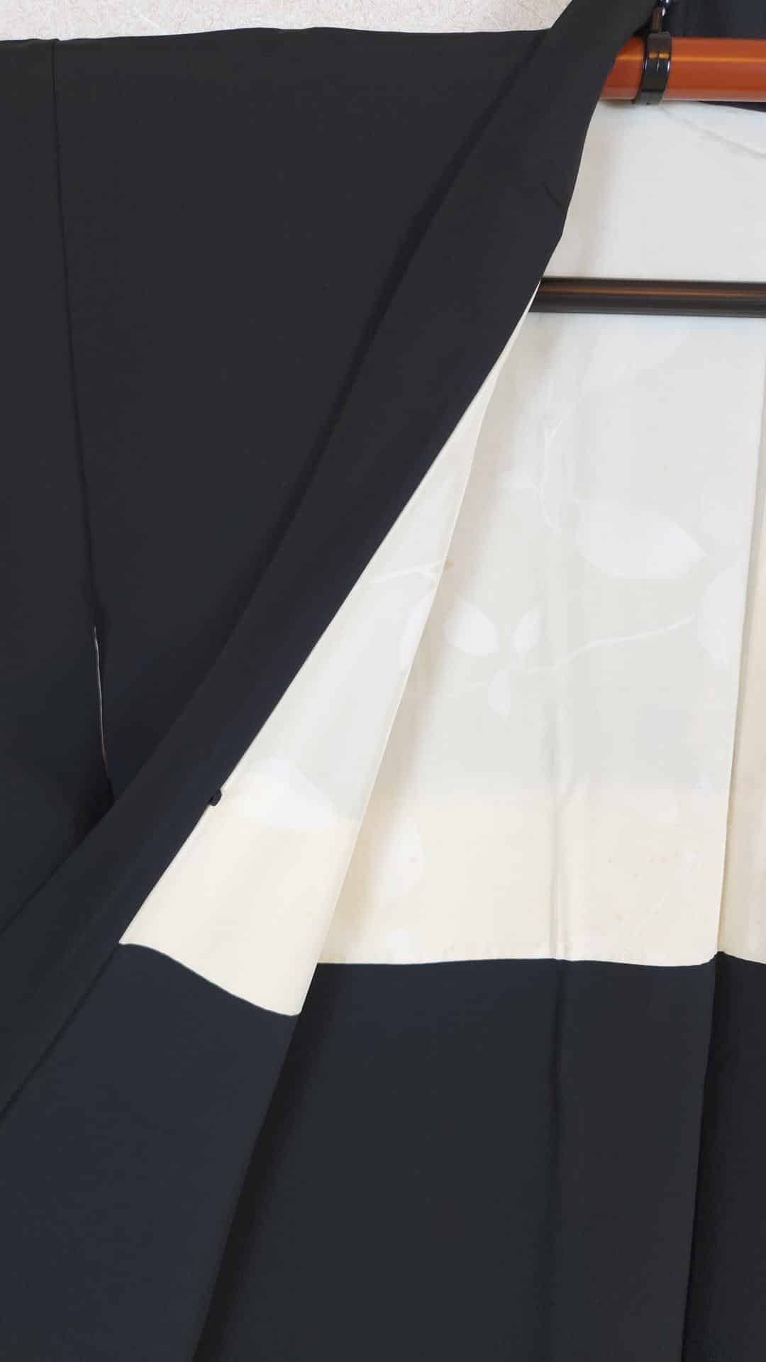 Japanese black Haori with forest landscape - DIY District